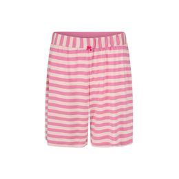 Sanetta Pyjamashorts Damen Gr&ouml;&szlig;e XS rosa / wei&szlig; Sommerkleid