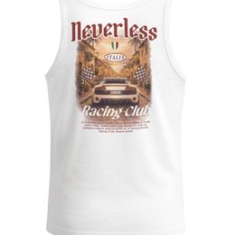 Neverless Shirt 'Racing Club' Herren Gr&ouml;&szlig;e M wei&szlig;