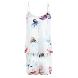 Evoni Pajama 'Set aus Satin' female size M Wool white
