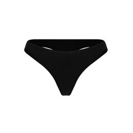 Albero Natur Thong 'Damen Bio Baumwoll Tanga-Slip' female size XL Black