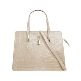 CLUTY Handtasche Damen Gr&ouml;&szlig;e One Size beige