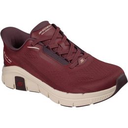Skechers Relaxed Fit Flex Zayder Textil Herrenburgunder Mesh/Synthetik Sneakers