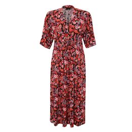 Aniston Kleid Damen Gr&ouml;&szlig;e 46 helllila / dunkelrot / schwarz / wei&szlig; Sommerkleid
