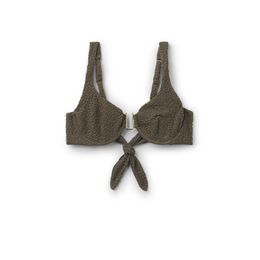 Tezenis Bikinitop 'Crinkle Dune' Damen Gr&ouml;&szlig;e 85 oliv