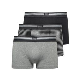Jockey Boxershorts 'Cotton Stretch Short Trunk - 3 Pack' Herren Gr&ouml;&szlig;e XXXL black denim
