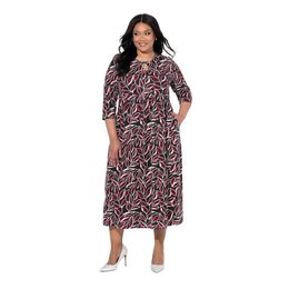 Ulla Popken Kleid in mahagoni | Gr.: 54-56