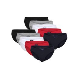 Tom Tailor Slip 10er Pack in Blau/Wei&szlig;/Rot | Gr.: XL