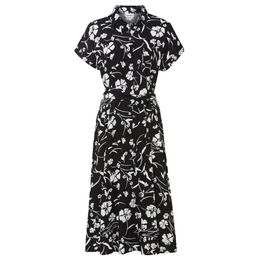 bonprix Kleid Damen Gr&ouml;&szlig;e 40 schwarz / wei&szlig; Sommerkleid