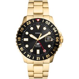 Fossil Analog Watch male size One size Gold / Red / Black