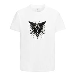 Husksware Shirt 'Herren T-Shirt mit abstraktem Grafikprint' Herren Gr&ouml;&szlig;e XXL wei&szlig;