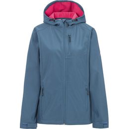 McKINLEY Outdoorjacke Damen Gr&ouml;&szlig;e 4XL taubenblau / pink