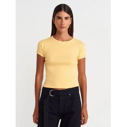 Dilvin Shirt 'T-Shirts' female size S Lemon yellow