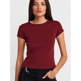 Dilvin Shirt 'T-Shirts' Damen Gr&ouml;&szlig;e M burgunder
