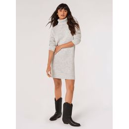 Apricot Strickkleid Damen Gr&ouml;&szlig;e XL grau / hellgrau