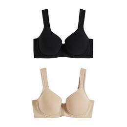 bonprix BH Damen Gr&ouml;&szlig;e 105 beige / schwarz Sommerkleid