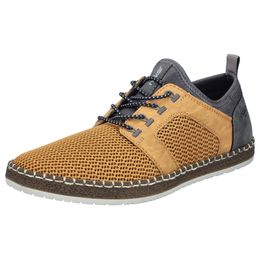 Rieker Sportlicher Schn&uuml;rschuh Herren Gr&ouml;&szlig;e 47 safran / anthrazit