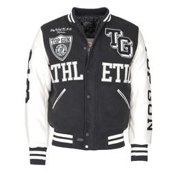 Top Gun &Uuml;bergangsjacke Herren Gr&ouml;&szlig;e M schwarz / wei&szlig; Sommerjacke