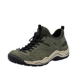 Rieker Slip On Damen Gr&ouml;&szlig;e 42 oliv / dunkelgr&uuml;n / schwarz Sommerschuhe