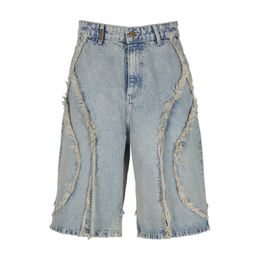 2y Studios Shorts 'Davan' Herren Gr&ouml;&szlig;e 46 creme / hellblau