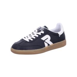 Rieker Lace-Up Shoes 'Sneaker Herren U2200 00 Leder-Mix in schwarz' male size 44 Black