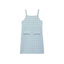 KOTON Kleid M&auml;dchen Gr&ouml;&szlig;e 122/128 hellblau / wei&szlig;