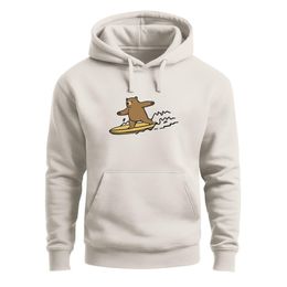 Neverless Sweatshirt 'Surfing Bear' male size 5XL Nude