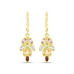 Rafaela Donata Earrings female size One size Blue / yellow gold / Purple