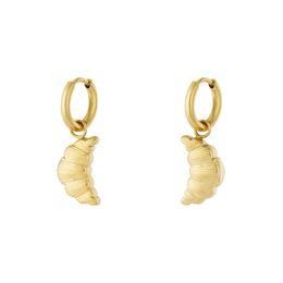 Cala Rose Earrings 'BONJOUR' female size 11 cm x 8 cm x 2cm Gold