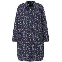 Ulla Popken Bluse Damen Gr&ouml;&szlig;e 4XL/5XL gelb / koralle / rotviolett / schwarz / wei&szlig;