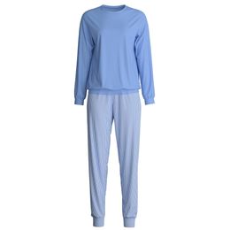 Calida Pyjama 'Lovely Nights' Damen Gr&ouml;&szlig;e L blue denim Sommerkleid