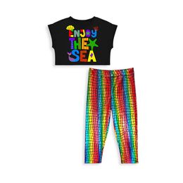 Denokids Set girl size 140 Blue / Green / Red / Black