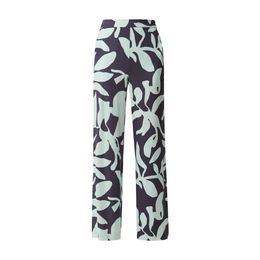 comma, COMMA Pants female size 36 Blue / Pastel green