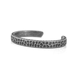 Akitsune Armband 'Terra' Herren Gr&ouml;&szlig;e 21 cm silber