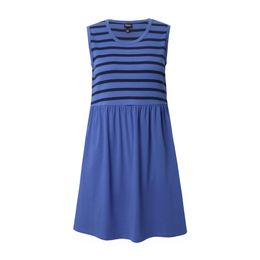Ulla Popken Kleid Damen Gr&ouml;&szlig;e 46/48 royalblau / schwarz Sommerkleid