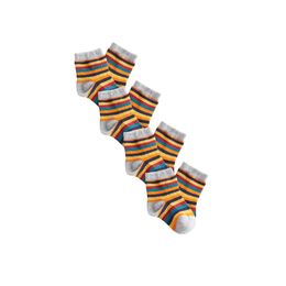 Albero Natur Socken 'Bio-Baumwoll-Kindersocken-4er Pack' M&auml;dchen Gr&ouml;&szlig;e 27/30.5 goldgelb