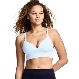 Jockey Sports Bra 'Seamfree Comfort Bralette' female size M Light blue