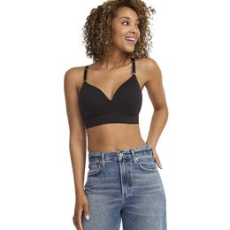 Jockey Sports Bra 'Seamfree Comfort Bralette' female size XL Black