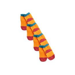 Albero Natur Socken 'Bio-Baumwoll-Kindersocken-4er Pack' M&auml;dchen Gr&ouml;&szlig;e 24/26 orange