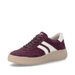 Remonte Sneaker Damen Gr&ouml;&szlig;e 45 rotviolett / wei&szlig; Sommerschuhe