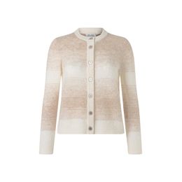 Maerz Muenchen Strickjacke Damen Gr&ouml;&szlig;e S beige / wei&szlig;