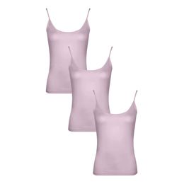 Maxte Unterhemd 'BASIC MAX Spaghetti-Tanktop 3er Pack' Damen Gr&ouml;&szlig;e S violettblau