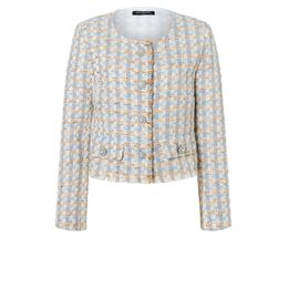 ana alcazar Jacke 'Daeli' Damen Gr&ouml;&szlig;e M beige / dunkelbeige / blau Sommerjacke