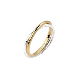 Elli Ring Damen Gr&ouml;&szlig;e 56 gold / silber