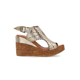 Venezia Sandale Damen Gr&ouml;&szlig;e 40 gold