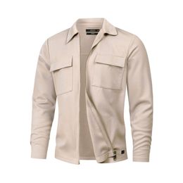 INDICODE Jeans Jacke 'Nezzo' Herren Gr&ouml;&szlig;e M beige Sommerjacke