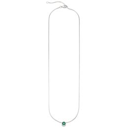 Bruno Banani Kette Damen Gr&ouml;&szlig;e One Size grasgr&uuml;n / silber