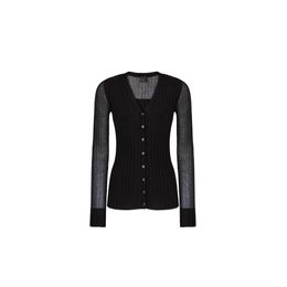 Pinko Strickjacke 'CALDO CARDIGAN BLEND WS SILK CON TRASPARENZA' Damen Gr&ouml;&szlig;e M schwarz