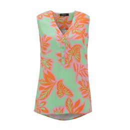 Aniston Casual Bluse Damen Gr&ouml;&szlig;e M gr&uuml;n / orange / pink