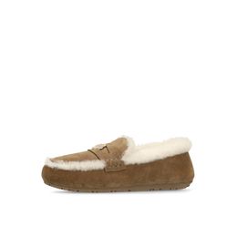 Manfield Hausschuh Damen Gr&ouml;&szlig;e 42 hellbraun