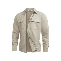 INDICODE Jeans Jacke 'Nezzo' Herren Gr&ouml;&szlig;e XXL sand Sommerjacke